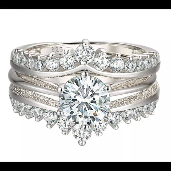 Jewelry | Solid 925 Wedding Ring Set | Poshmark